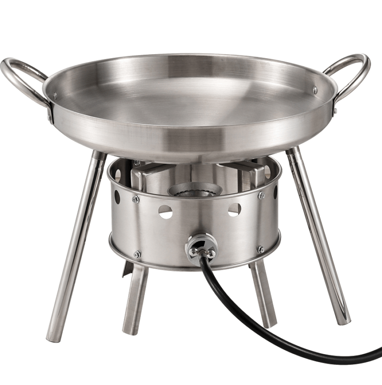 ARC 23″ Stainless Steel Concave Comal Set with Propane Burner Stove ...