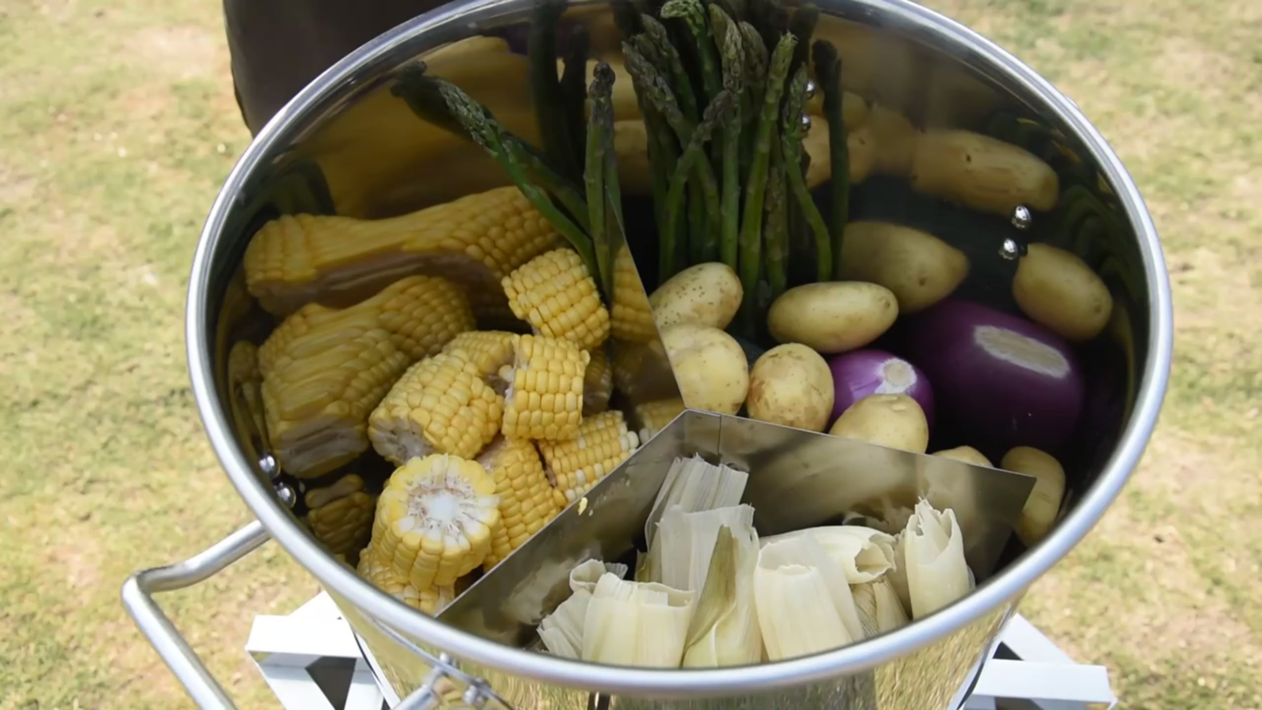 ARC Stainless Steel Tamale Steamer with Dividers and Steamer Rack ...