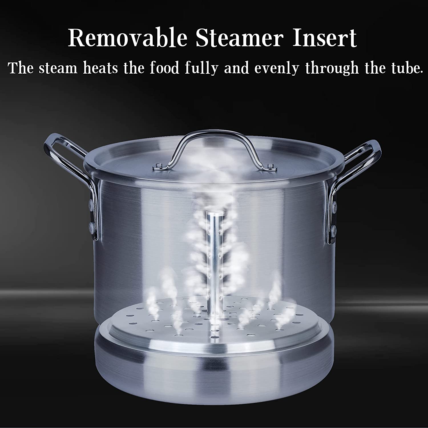 ARC Aluminum Tamale Steamer Pot with Steamer Rack – Harvest Grande