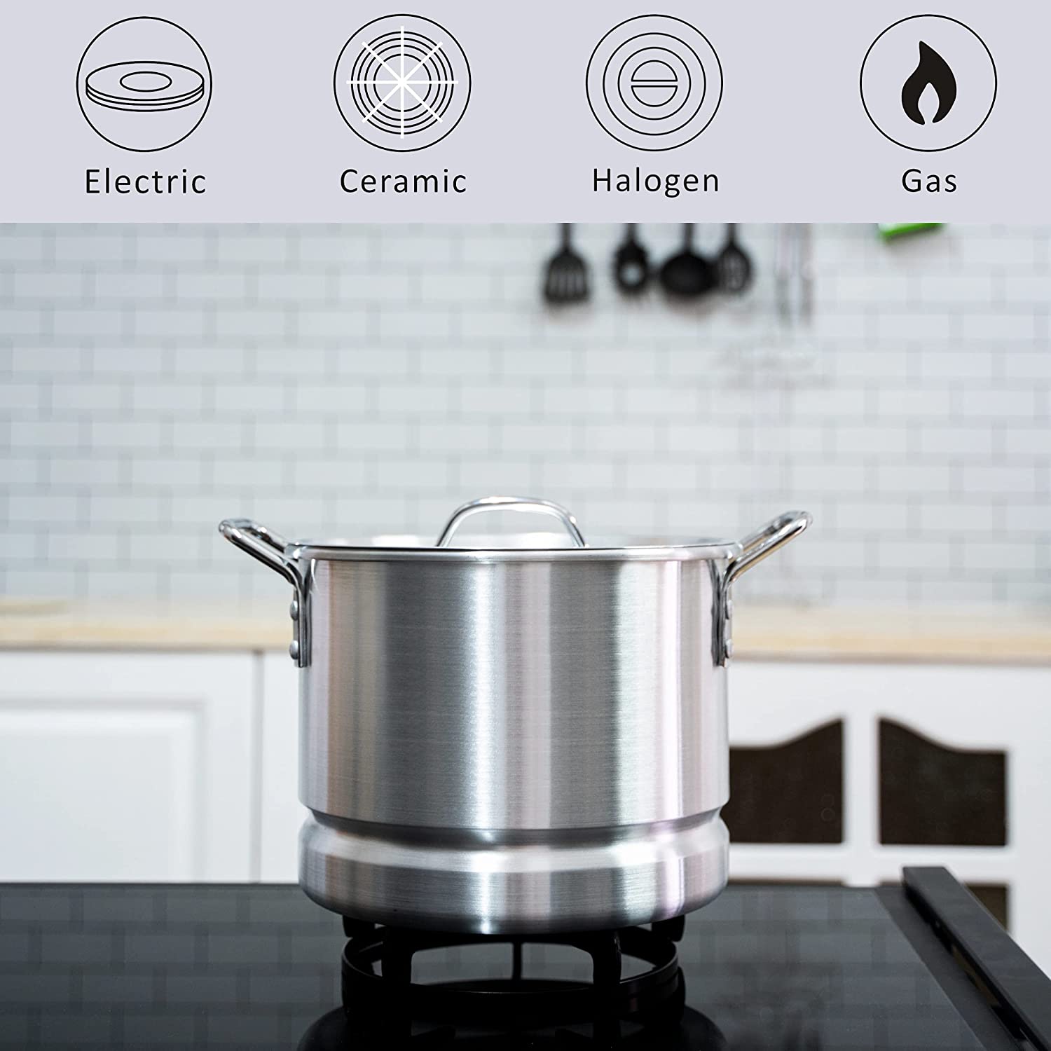 ARC Aluminum Tamale Steamer Pot with Steamer Rack – Harvest Grande