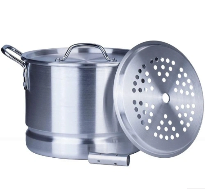 ARC Aluminum Tamale Steamer Pot with Steamer Rack – Harvest Grande
